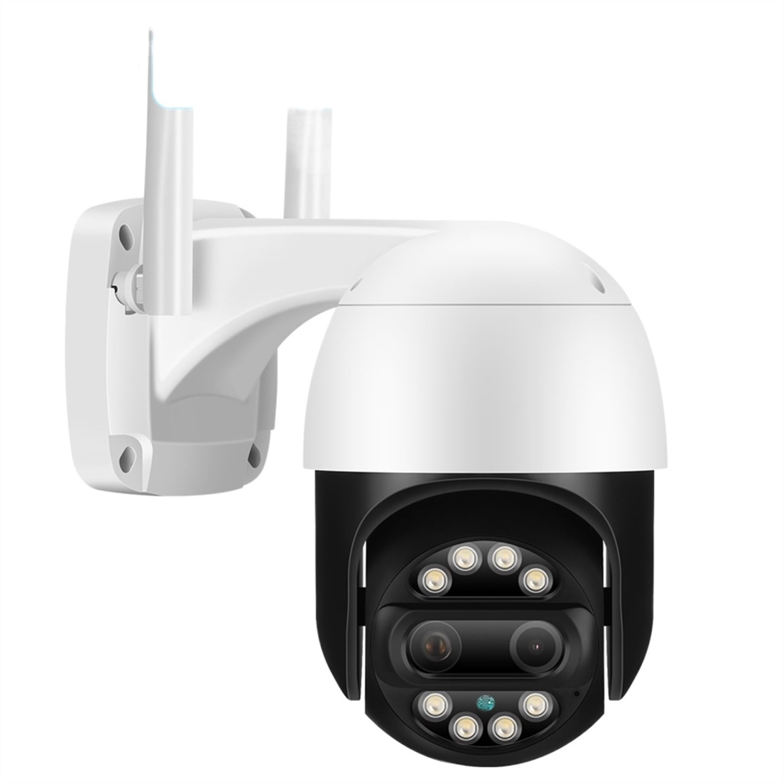 4MP 8X Zoom IP Camera Dual Lens 2.8mm + 12mm 80M Infrared Color Night ...