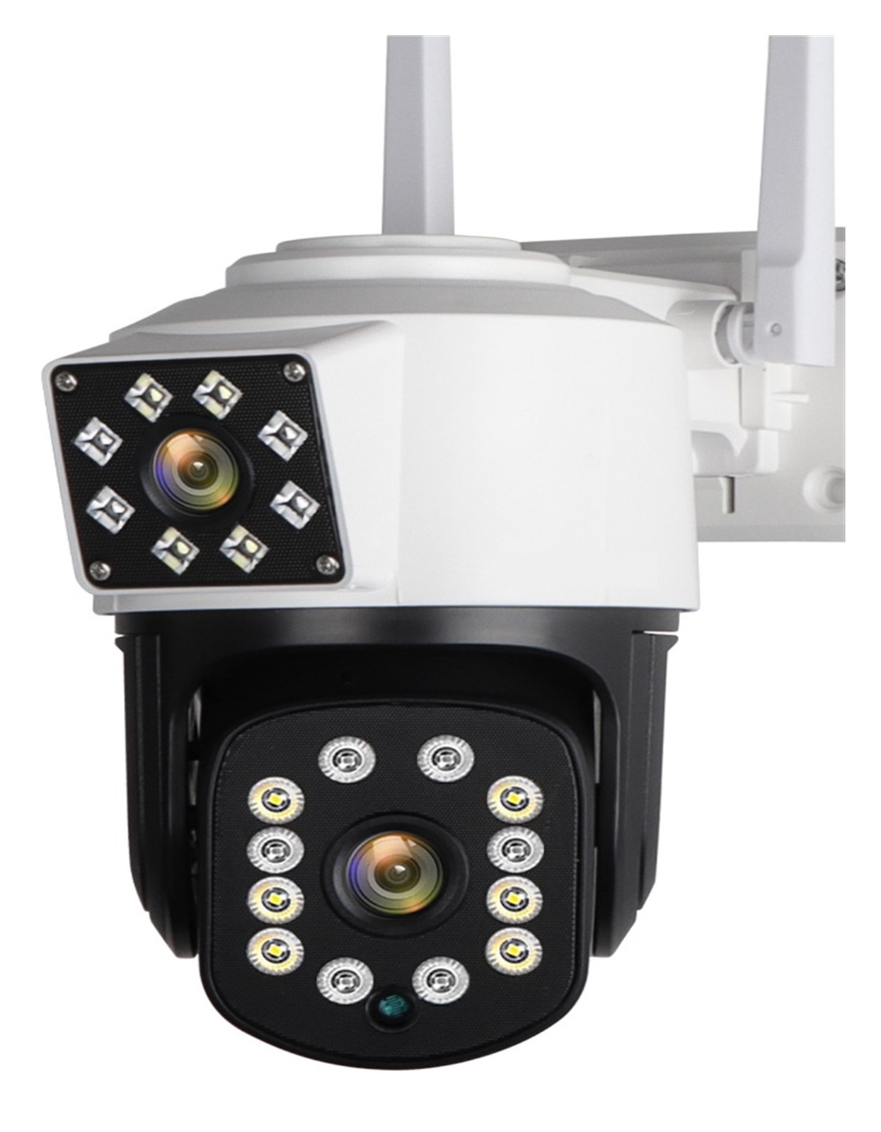 4MP Camera Outdoor Dual-Lens Dual-Screens Auto Tracking 2-Way Talk PTZ ...