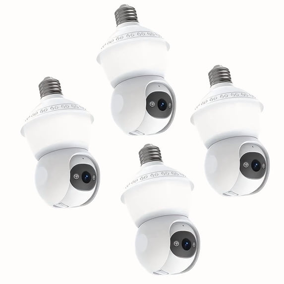 4MP Light Bulb Security Camera 5G2.4G HD Camera, Security Camera ...