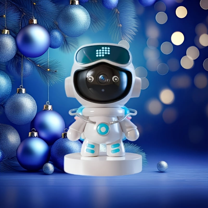 4MP Pet Security Camera - 360° Auto-Tracking Robot Cam with Color Night ...