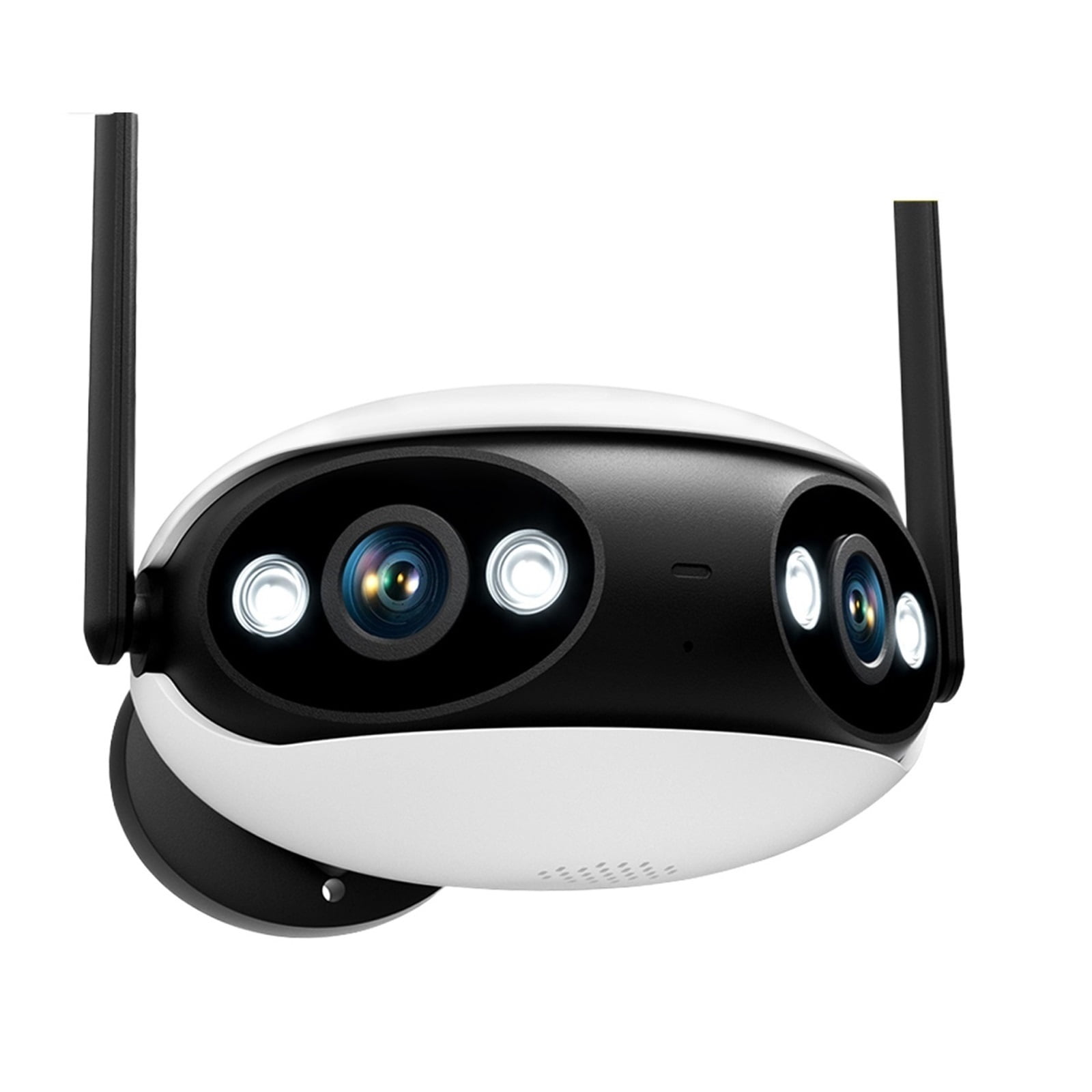 4MP Security Camera Outdoor 180° Ultra Wide View Angle Panoramic Ai ...