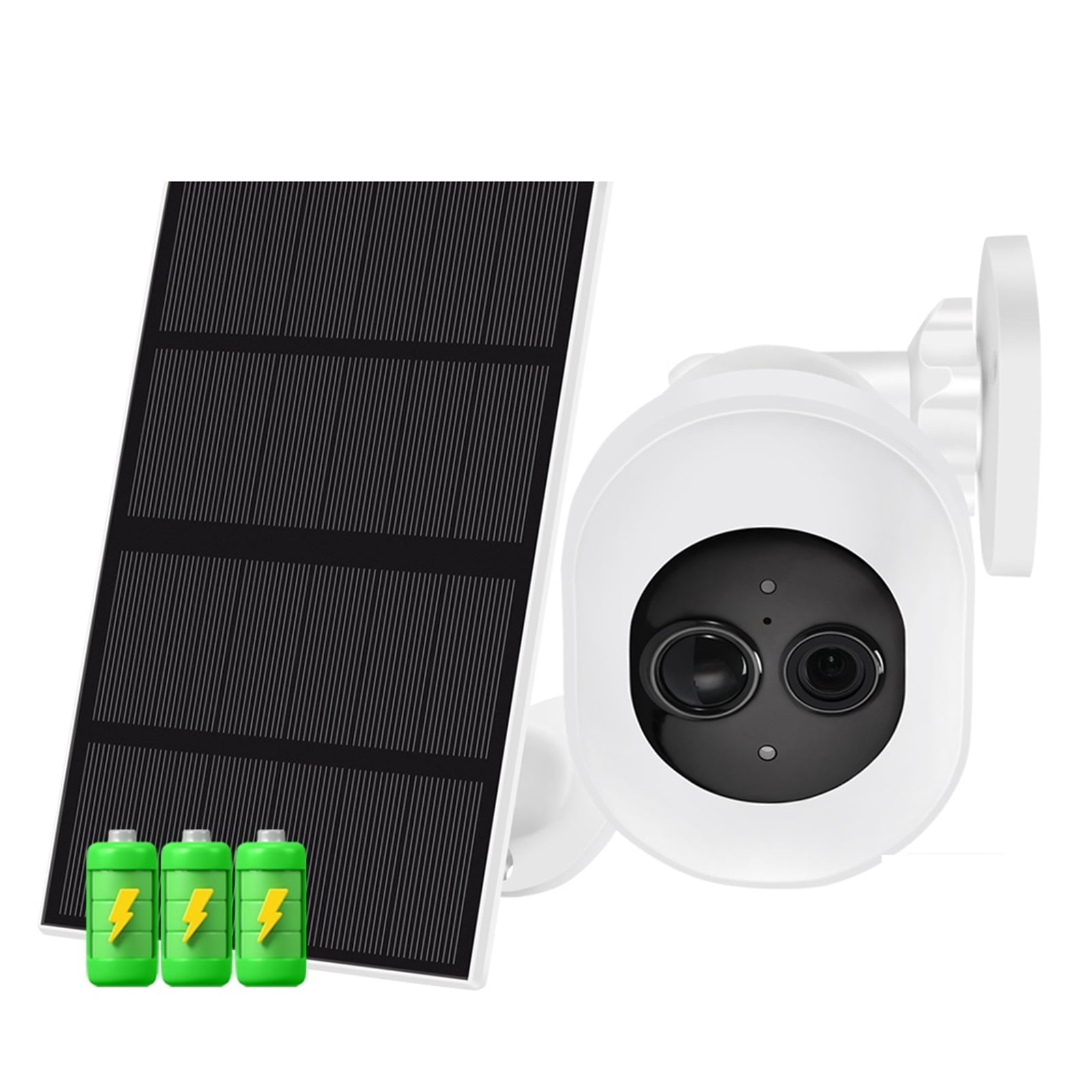 4MP Solar Surveillance Cameras With 7800mAh Battery PIR Human Detection Solar Camera Outdoor ...