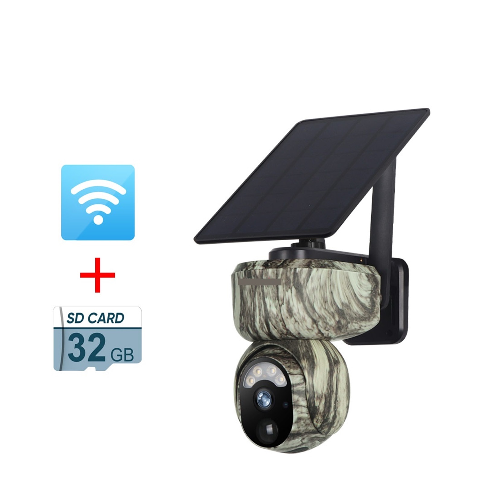 4MP WiFi/4G Sim Solar Security Camera Outdoor 2K Human/animal Detection ...