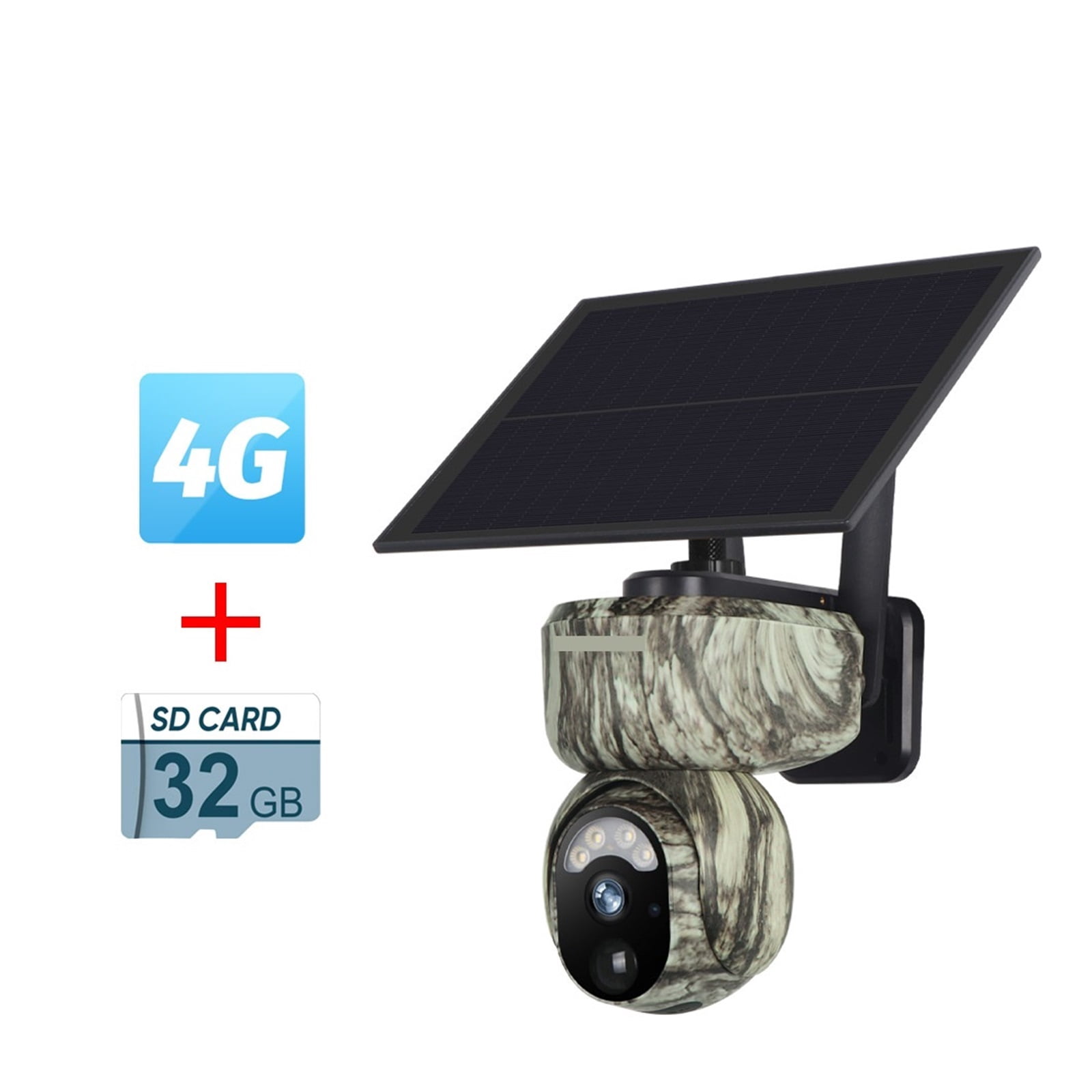 4MP WiFi/4G Sim Solar Security Camera Outdoor 2K Human/animal Detection ...