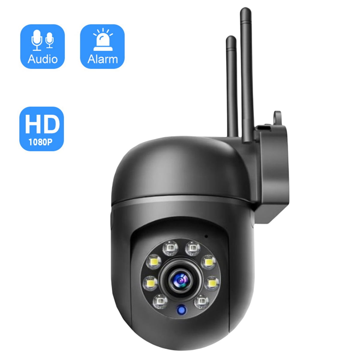 4MP Wireless Security Camera Outdoor Indoor, 360° View Wifi Home ...