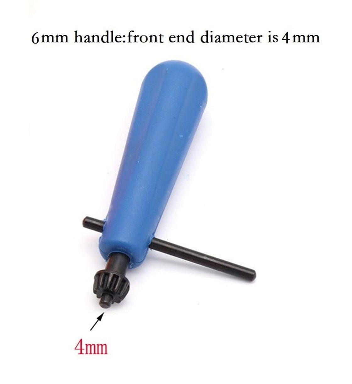 4mm 6mm Handle Key Drill Chuck Wrench Mill Grinder Shaft Electric ...