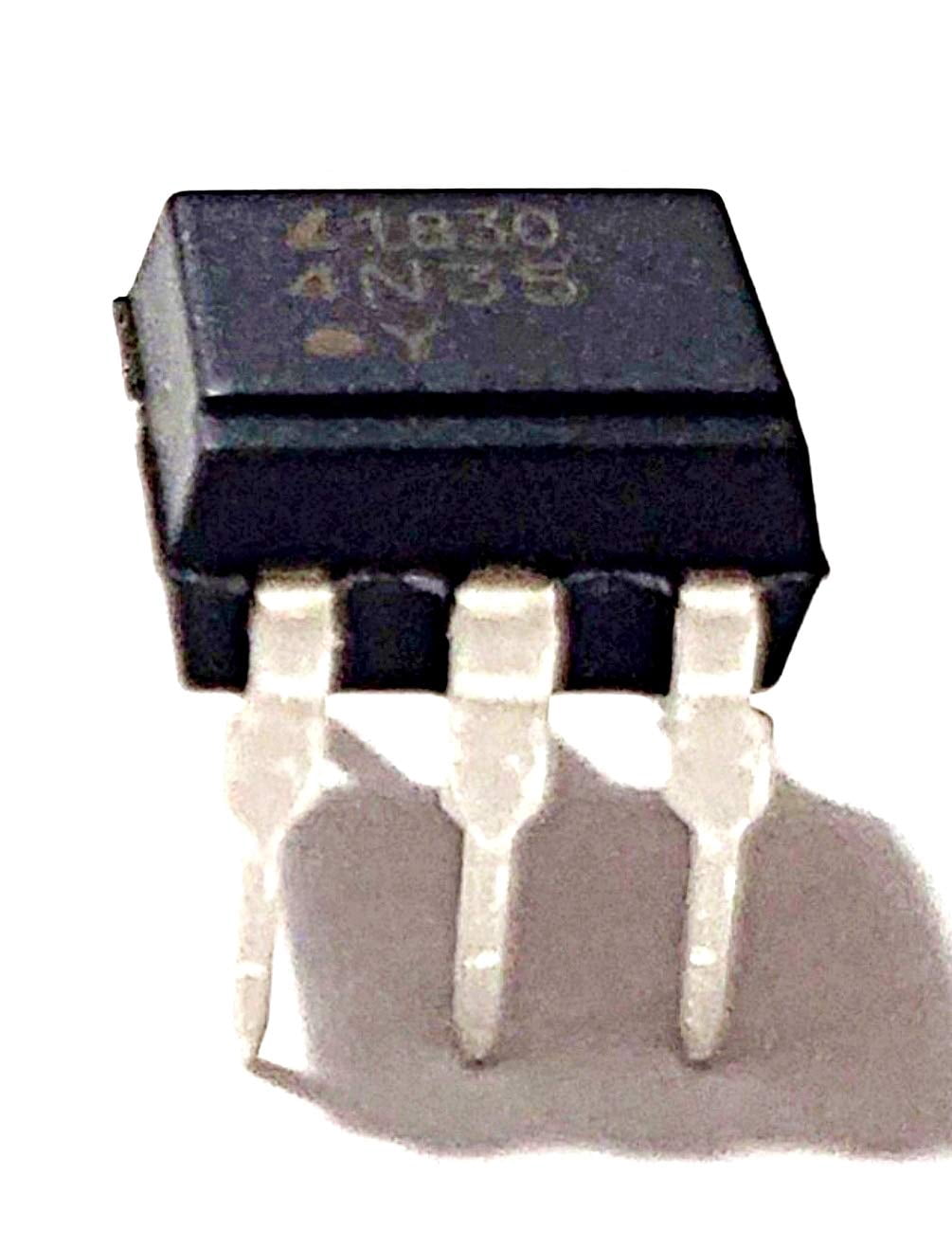 4N35 Optocouplers Phototransistor 30V IC DIP-6 Breadboard-Friendly ...