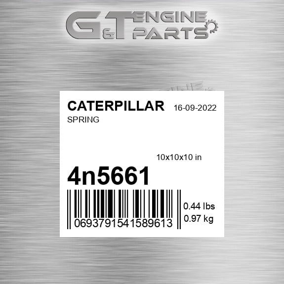 4N5661 SPRING fits CATERPILLAR (NEW AFTERMARKET) - Walmart.com