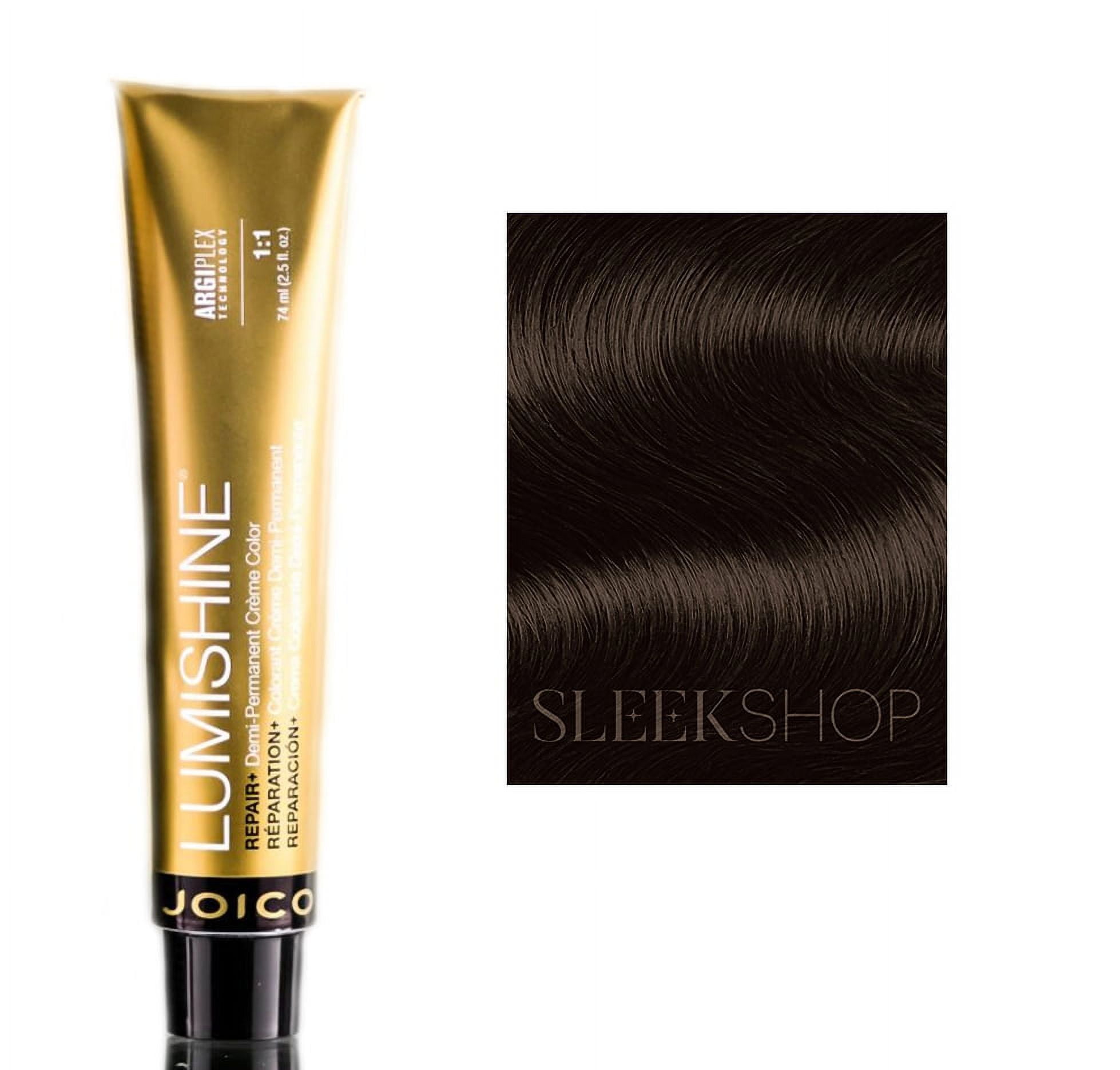 {4NW - Natural Brown} Joico Lumishine DD Demi Permanent Creme Color w ...