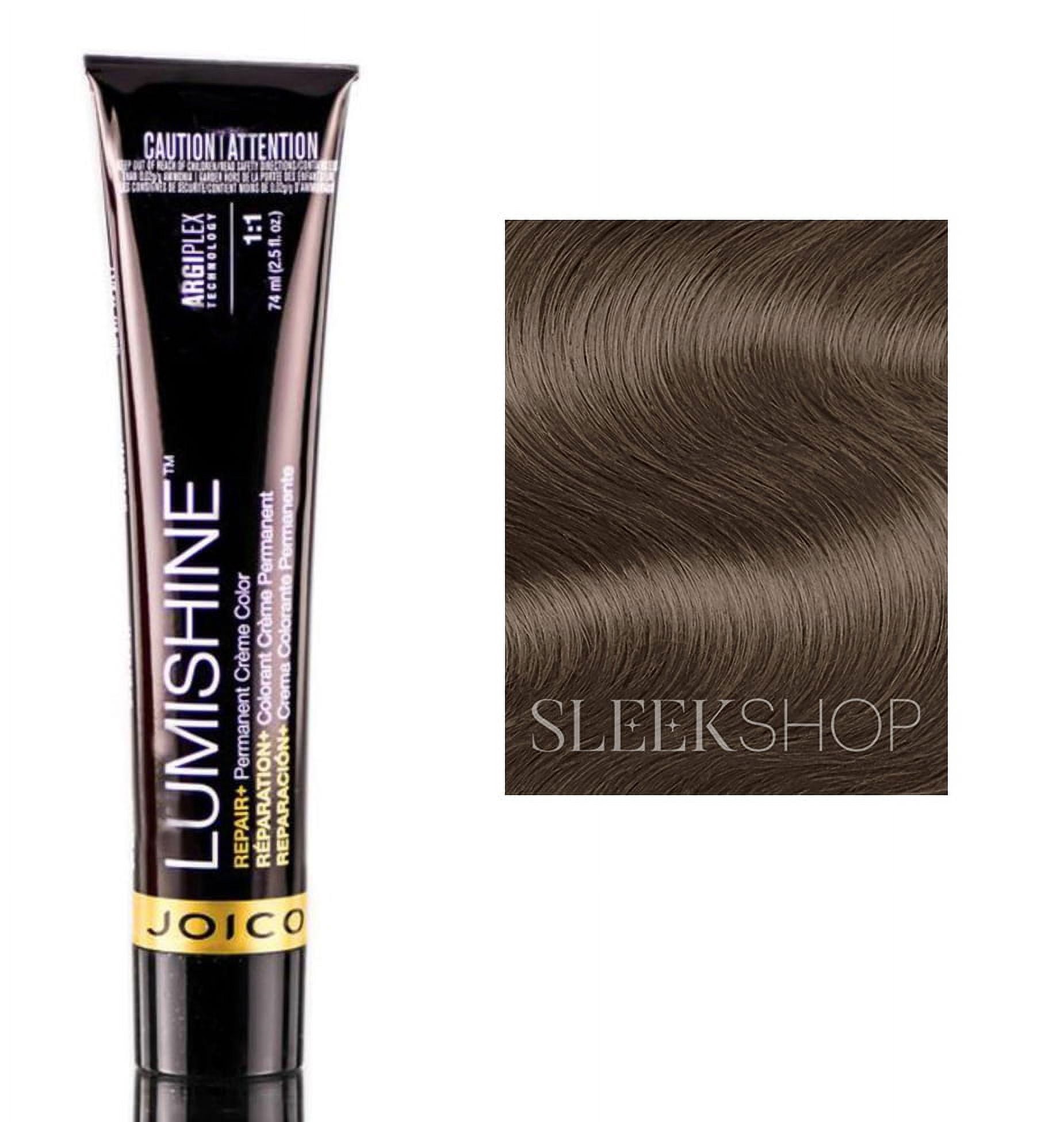{4NW - Natural Warm Med Brown} Joico Lumishine Permanent Creme Color w ...