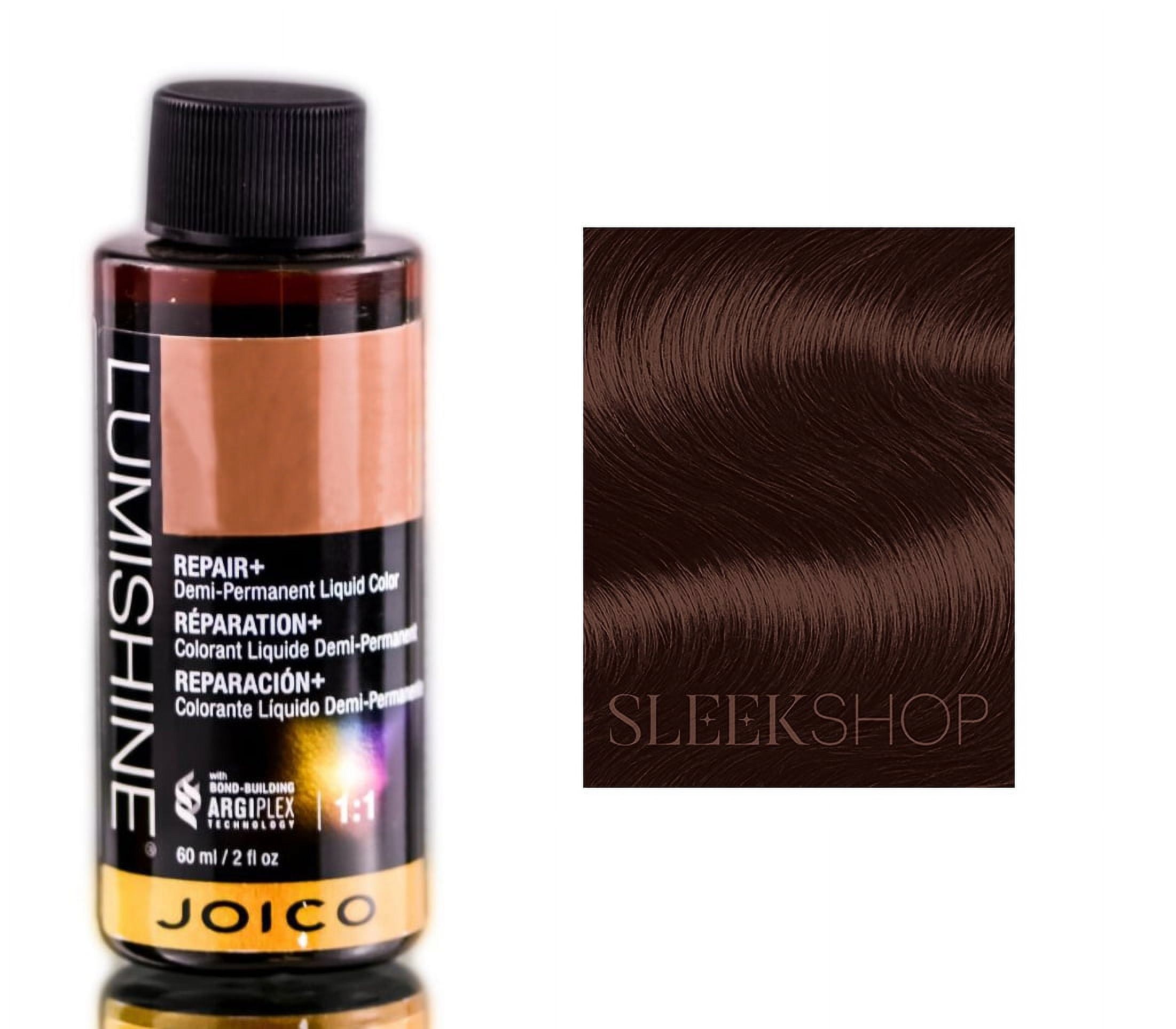 {4NWB Natural Warm Beige Medium Brown} Joico Lumishine Demi Permanent ...