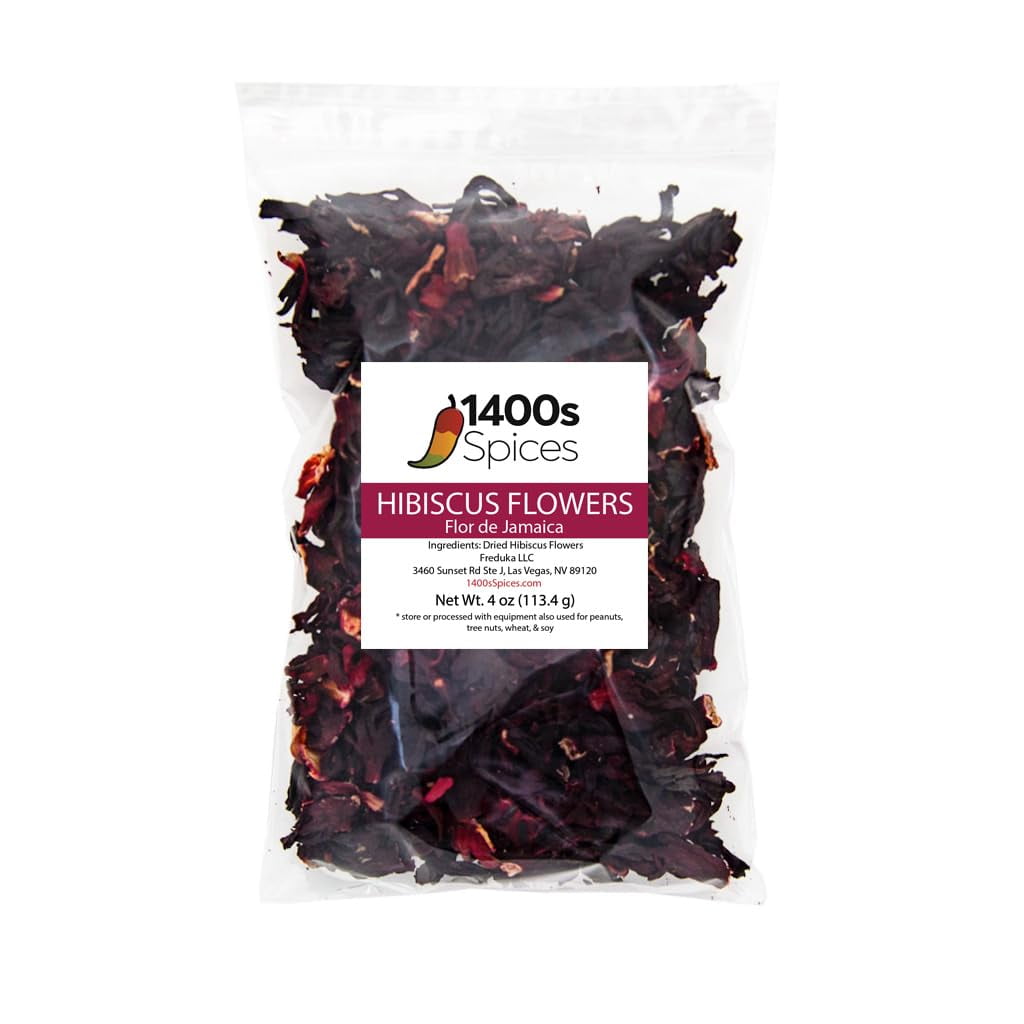 4Oz Dried Hibiscus Flowers Perfect For Tea And Mexican Agua Fresca ...