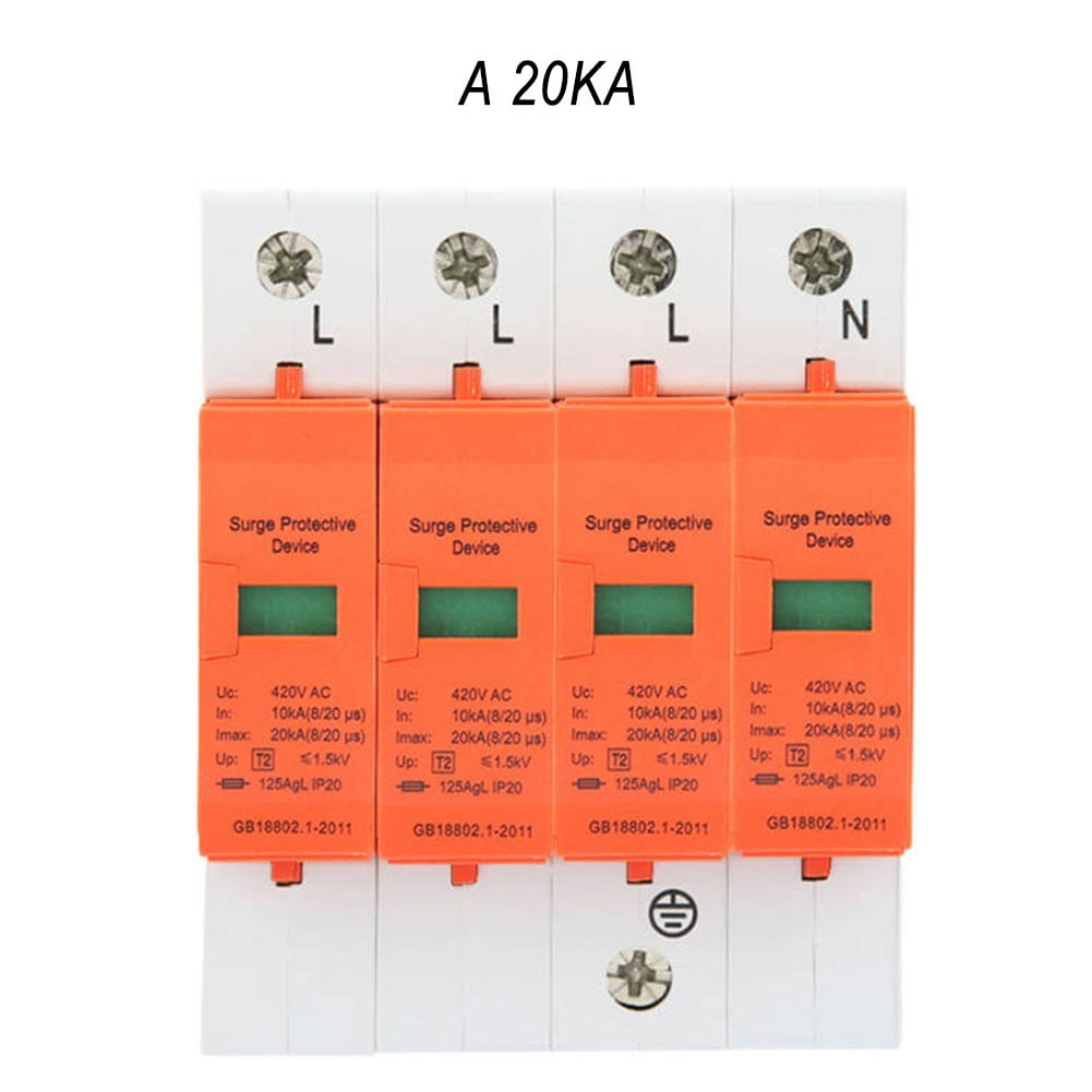 4P 20/40KA 275V for SPD Surge Protection Device Arrester Low Voltage PV ...
