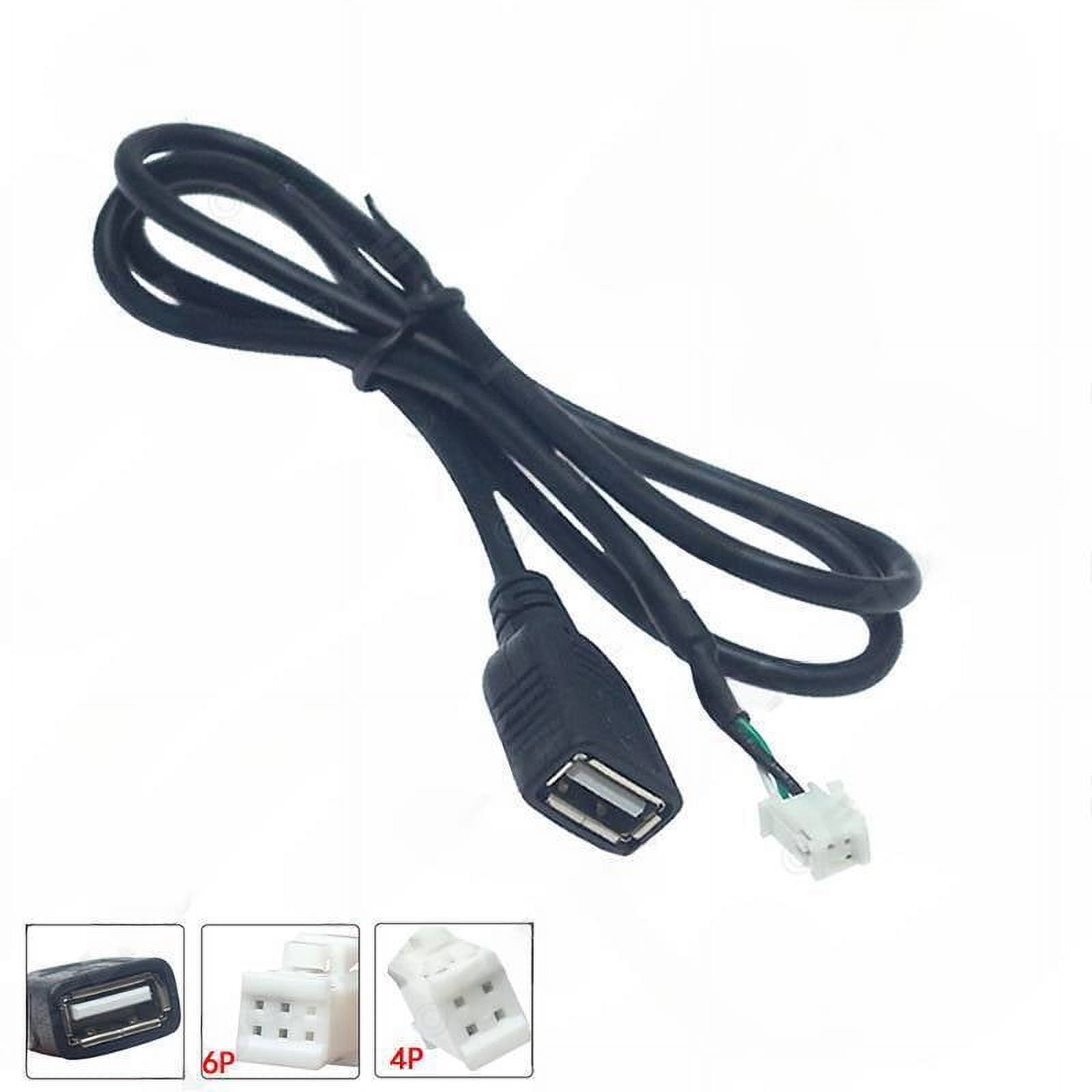 4P/6P 4-pin/6-pin plug USB connection cable, handheld communication ...