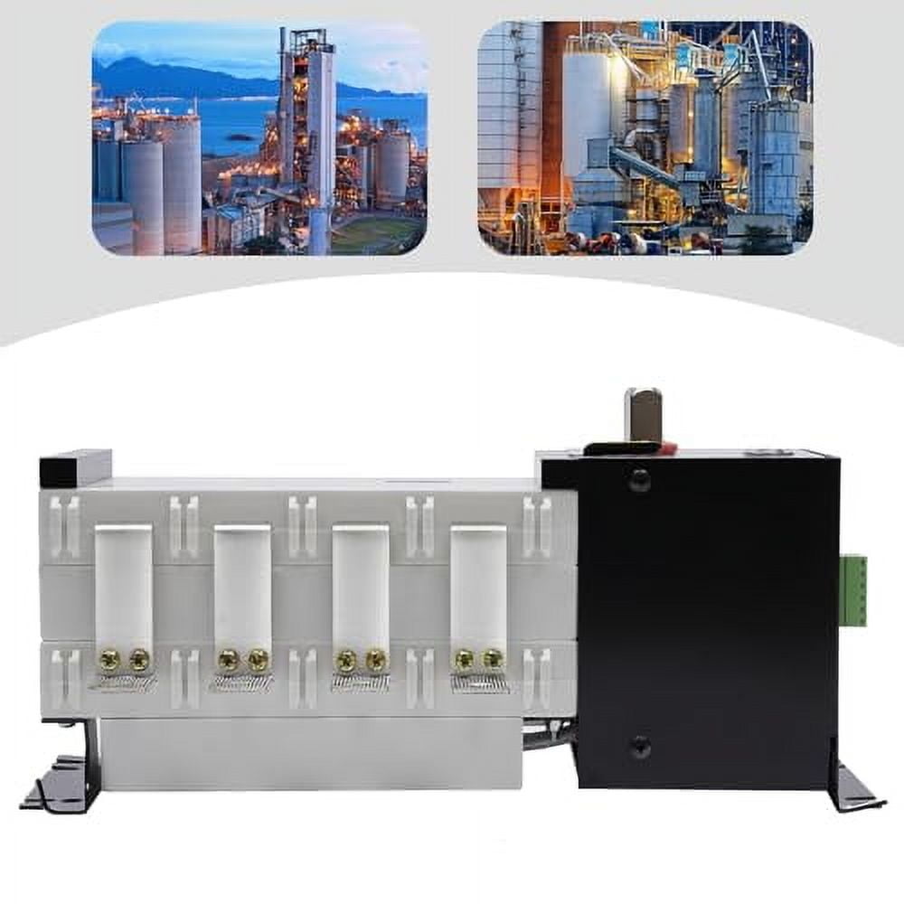 4P Dual Power Automatic Transfer Switch, 250A 4 Poles Grid to AC ...