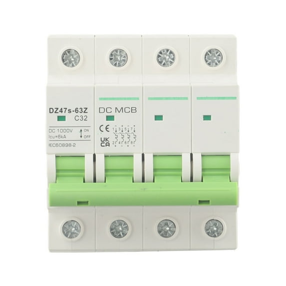 4P Miniature Circuit Breaker DC Isolator Switch DC1000V for ...