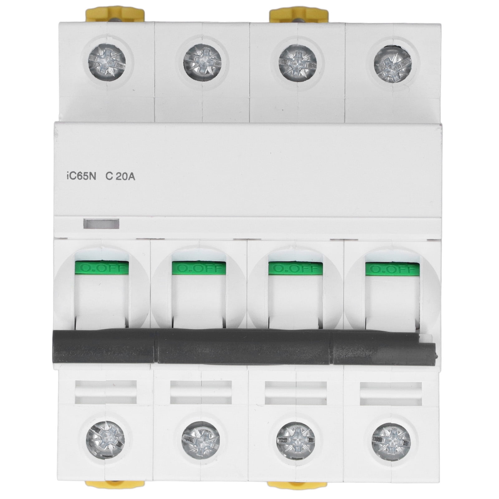 4P Miniature Circuit Breaker Pa66 DIN Rail Mount Circuits Breakers 400V Low Voltage 6000A ...