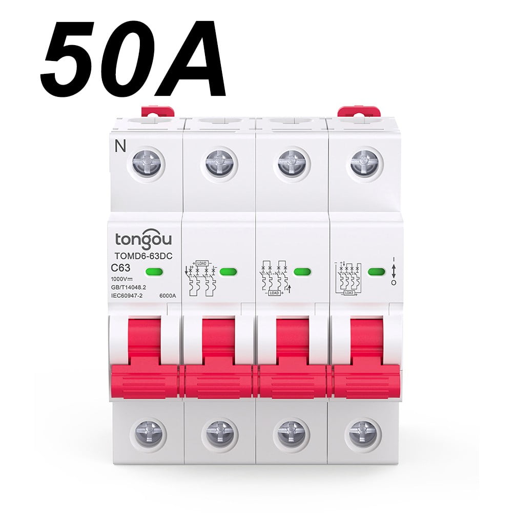 4P Solar Circuit Breaker DC for MCB for PV 4-Pole DC Disconnect Switch ...