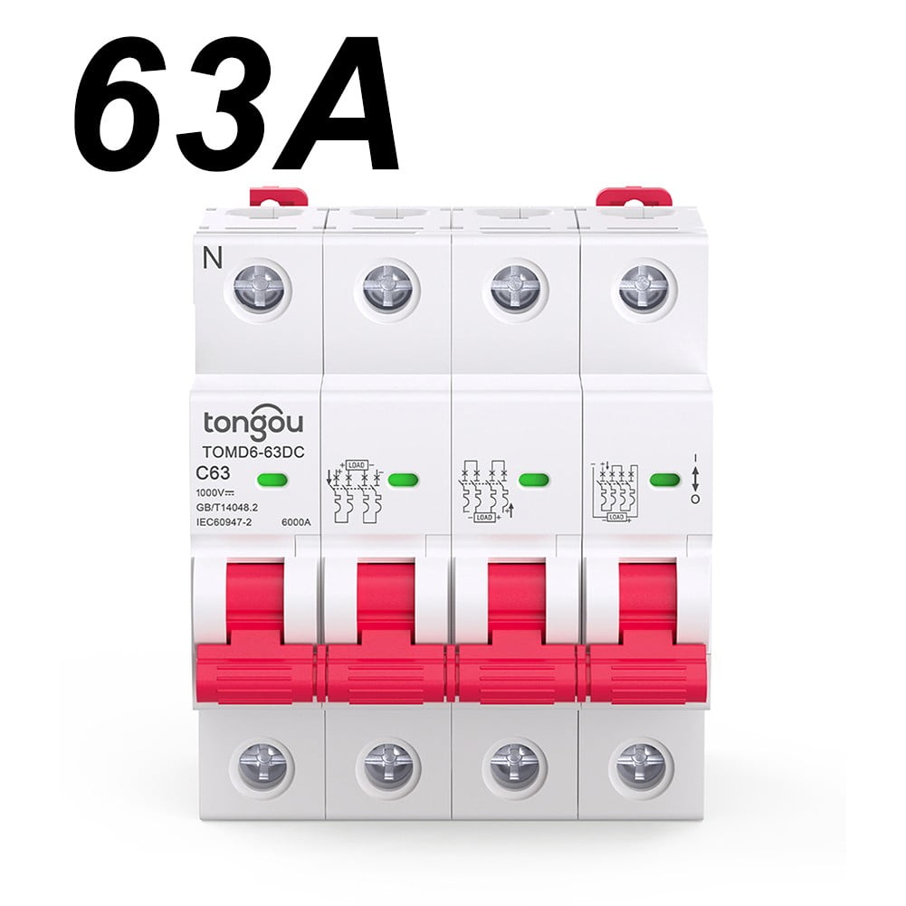 4P Solar Circuit Breaker DC for MCB for PV 4-Pole DC Disconnect Switch ...