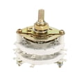 4P3T 4 Pole 3 Position 2-Deck Band Channel Rotary Switch Selector ...