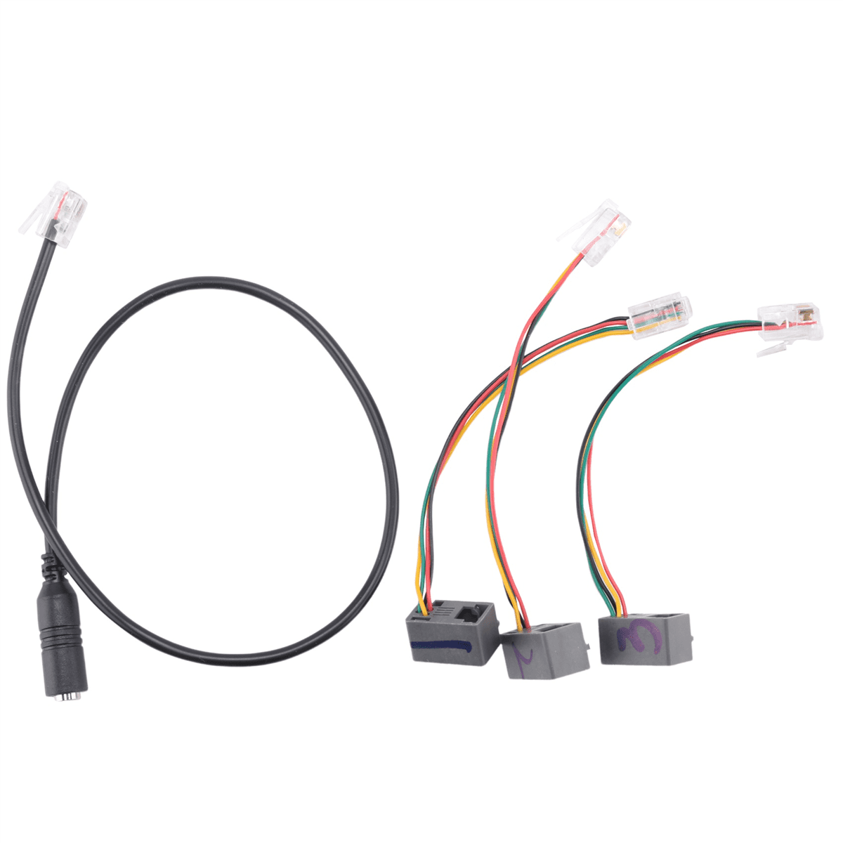 4P4C RJ9 Cable,3.5mm Smartphone Headset to Adapter Cable,Adapter Cable ...