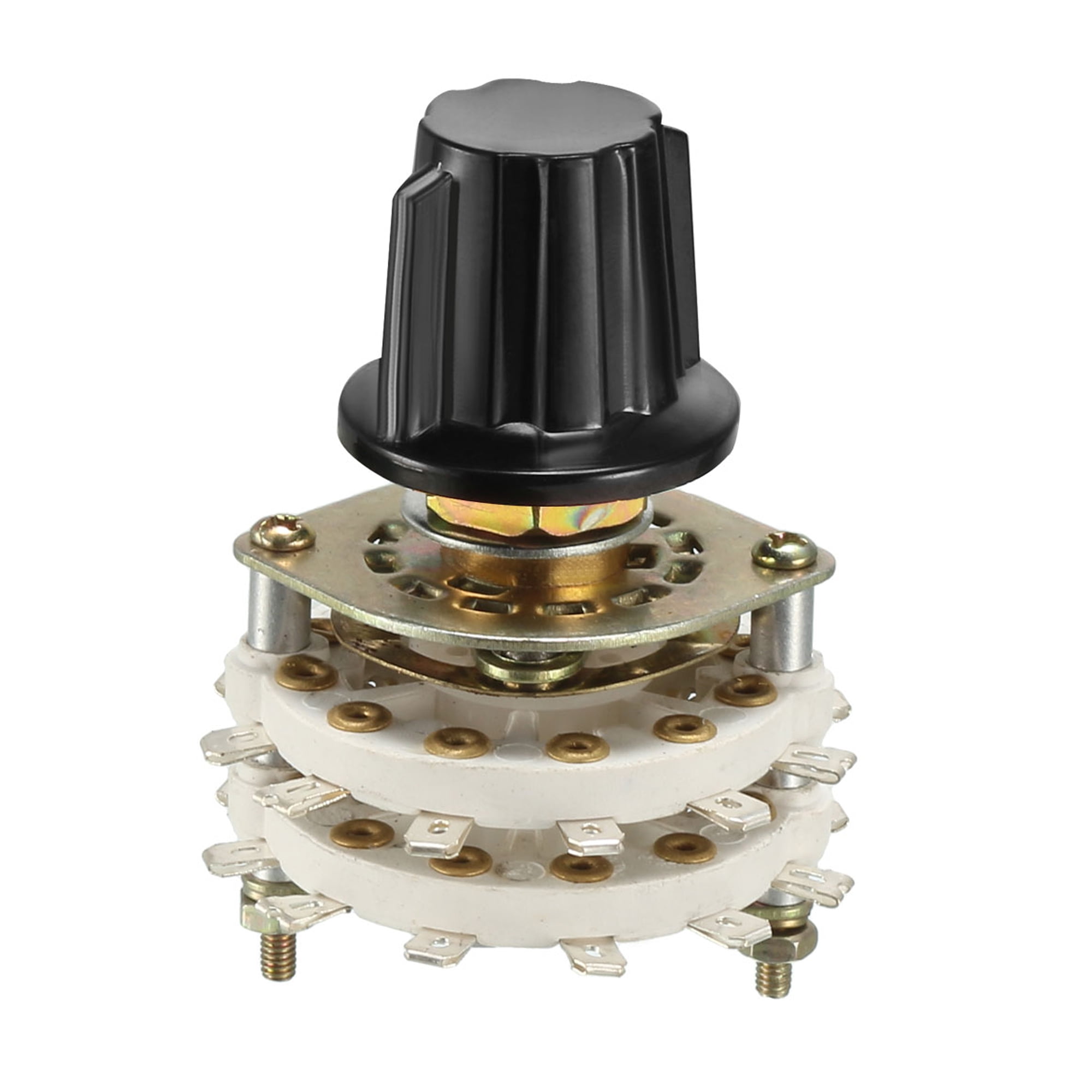 4P5T 4 Pole 5 Throw 2-Deck Band Channel Rotary Switch Selector with ...