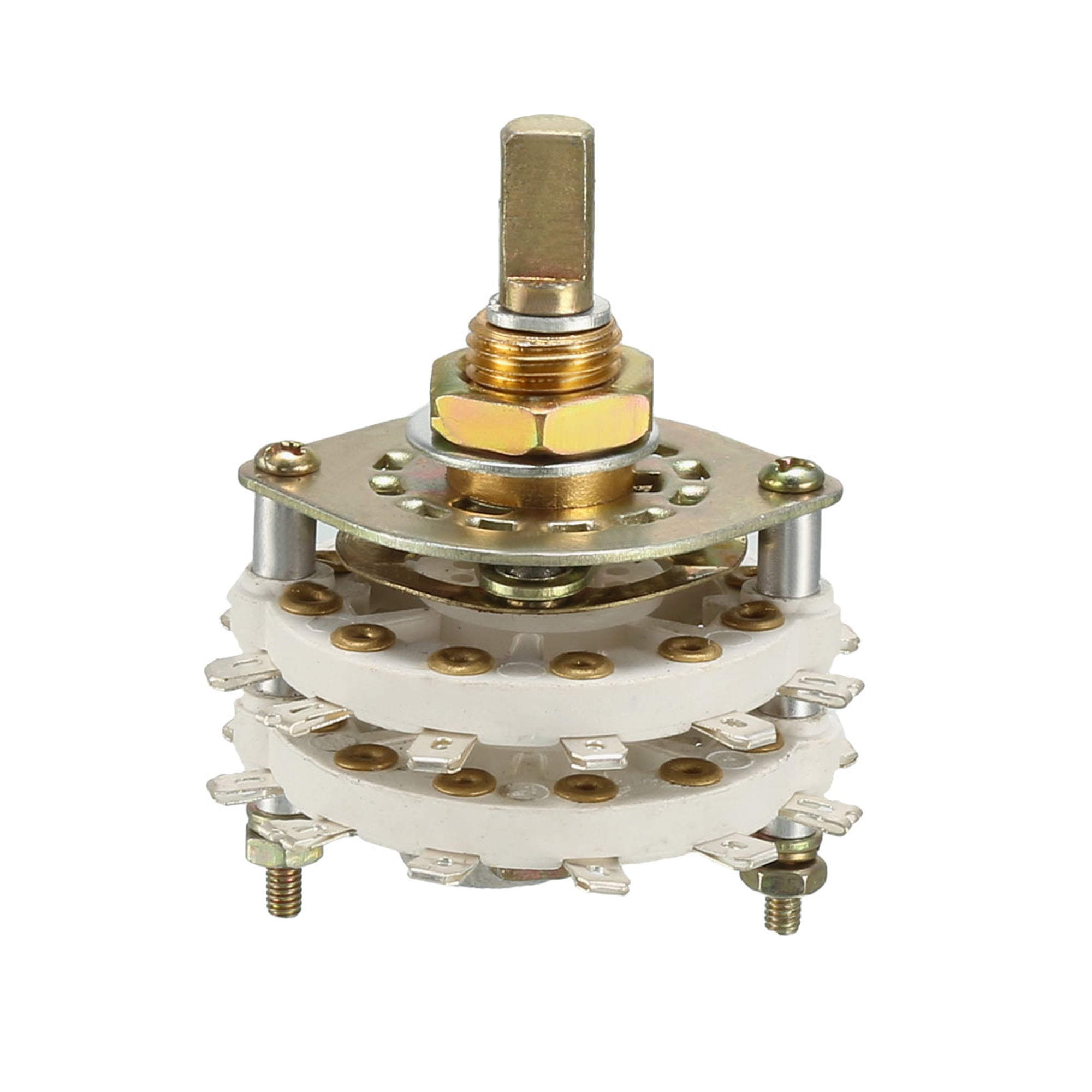 4P5T 4 Pole 5 Throw 2-Deck Band Channel Rotary Switch Selector ...