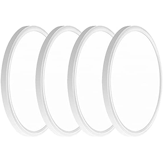 4PACK 3200lm LED Flush Mount Ceiling Light, Super Slim 12 inch LED ...