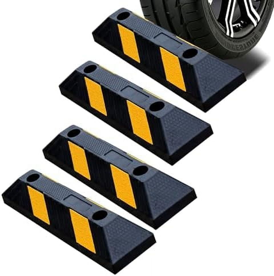 4PACK BESEA Curb Parking Stoppers for Garage Bumpers Parking car - 20.8 ...