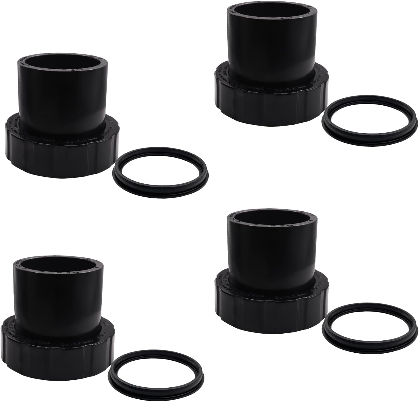 4PACK SPX3200UNKIT Union Connector Kit Fits For Hayward Pump and Heater ...