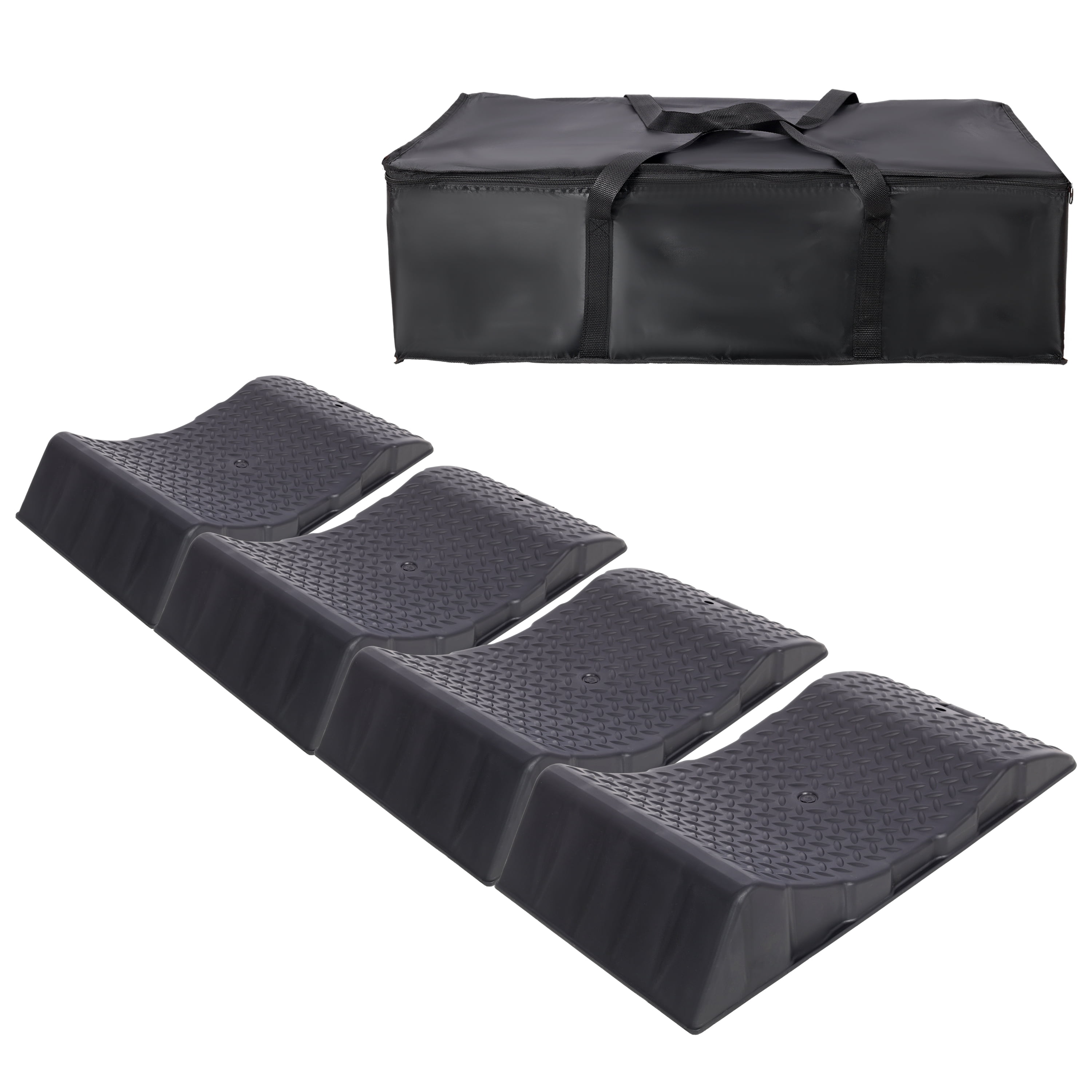 4PACK Tire Saver Ramps,Car Tire Wheel Ramps,Anti-Slip Hard Plastic ...