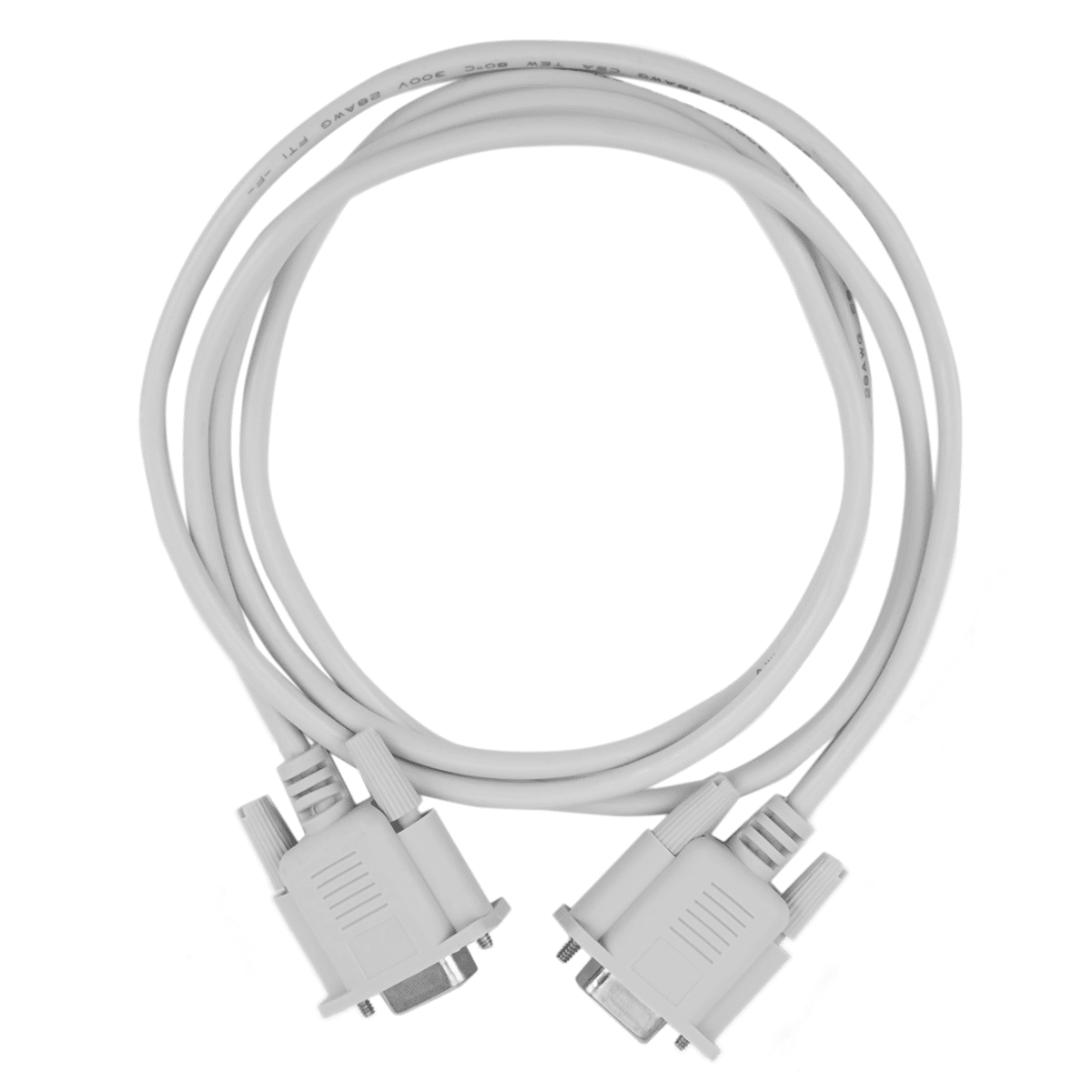 4PC 5Ft F / F Serial RS232 Null Modem Cable Female to Female DB9 FTA ...