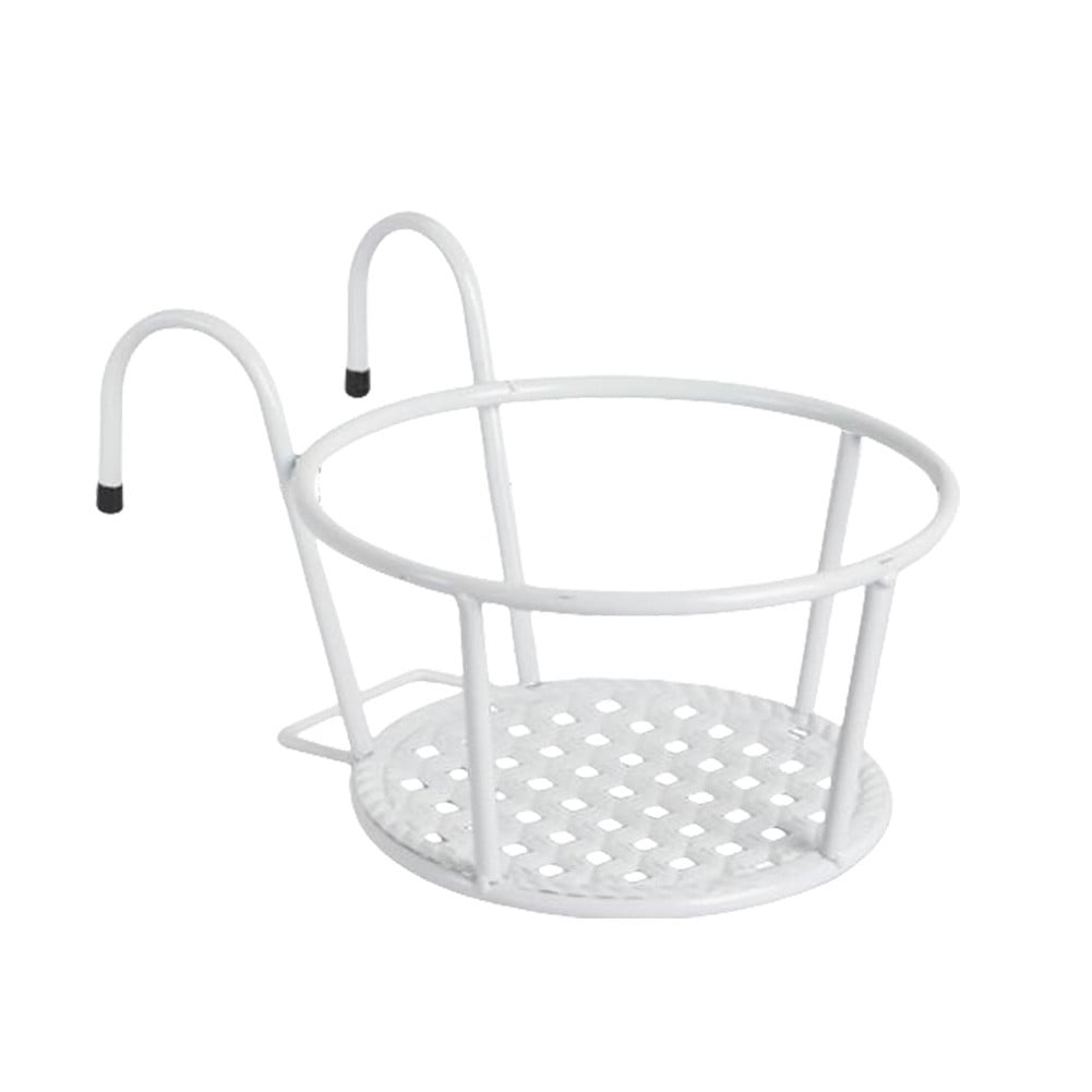 4PC Balcony Railing Flower Stand Hanging Flower Pot Rack Indoor Flower ...
