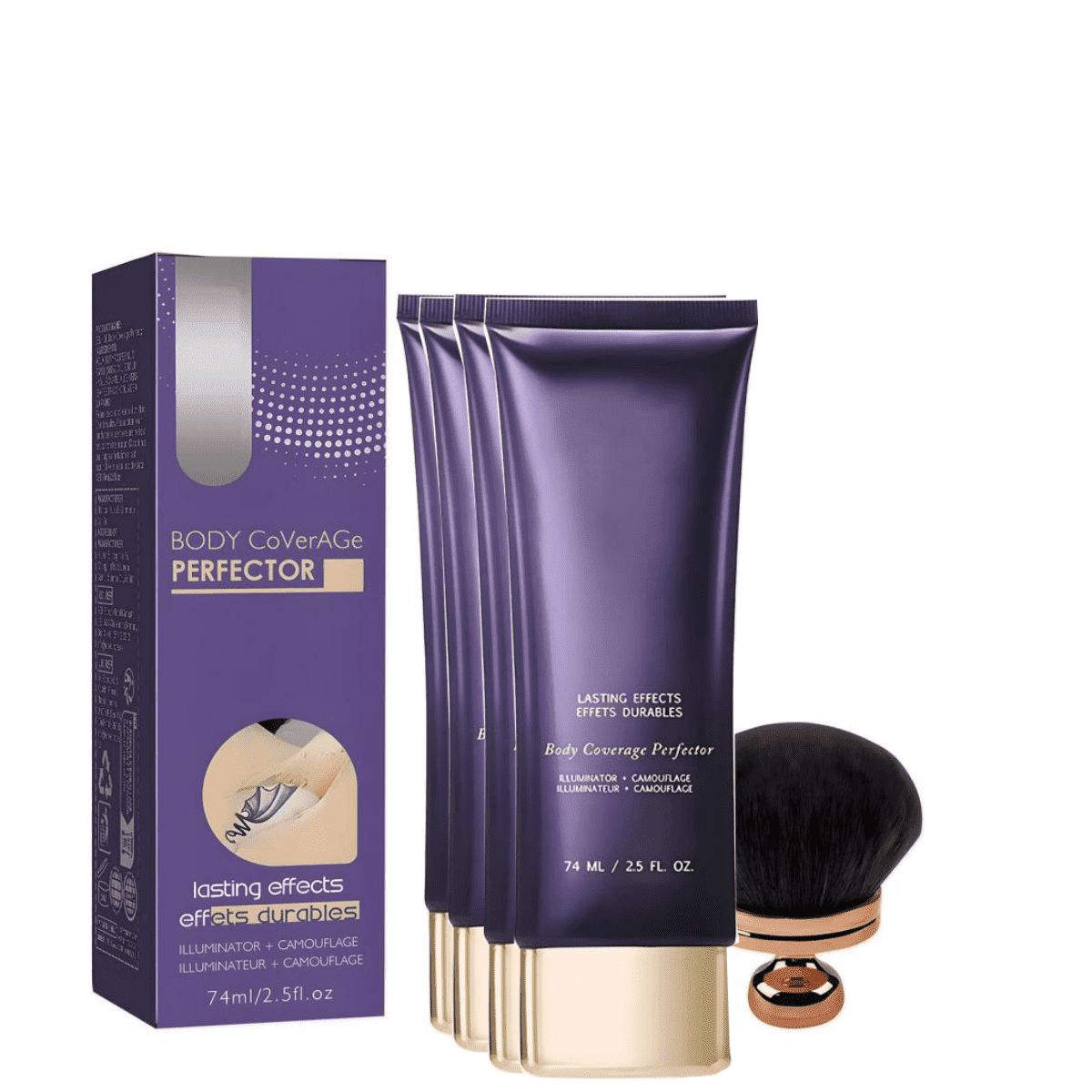 4PC-Beauty Body Coverage Perfector – Tattoo Cover up Makeup Waterproof ...