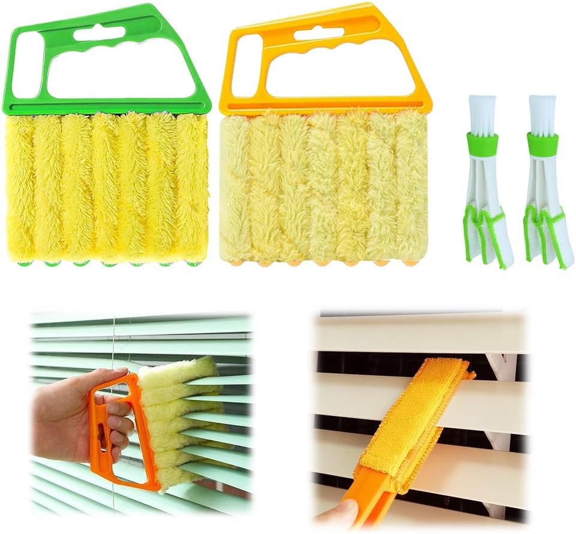 4PC Blind Cleaner Duster Tool, 2025 Upgrade Window Venetian Microfiber ...