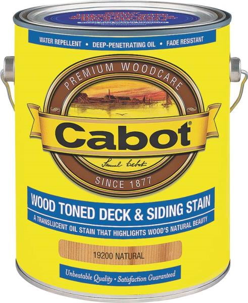 4PC Cabot Cabot 140.0019200.007 Wood Toned Deck & Siding Stain, 1 ...