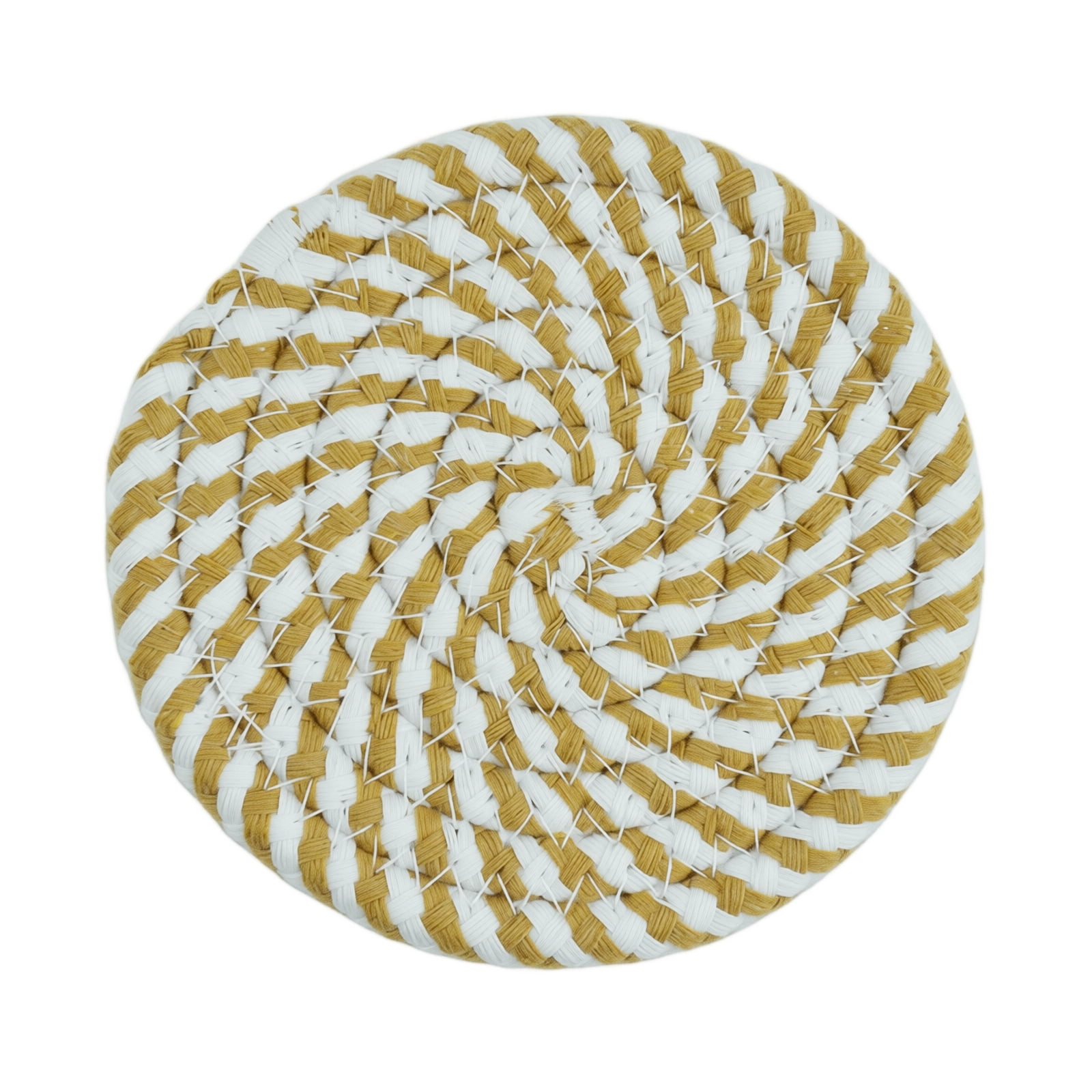 4PC Camel Minibee Heat Resistant Cotton Rope Placemat 4.33 Inch for ...