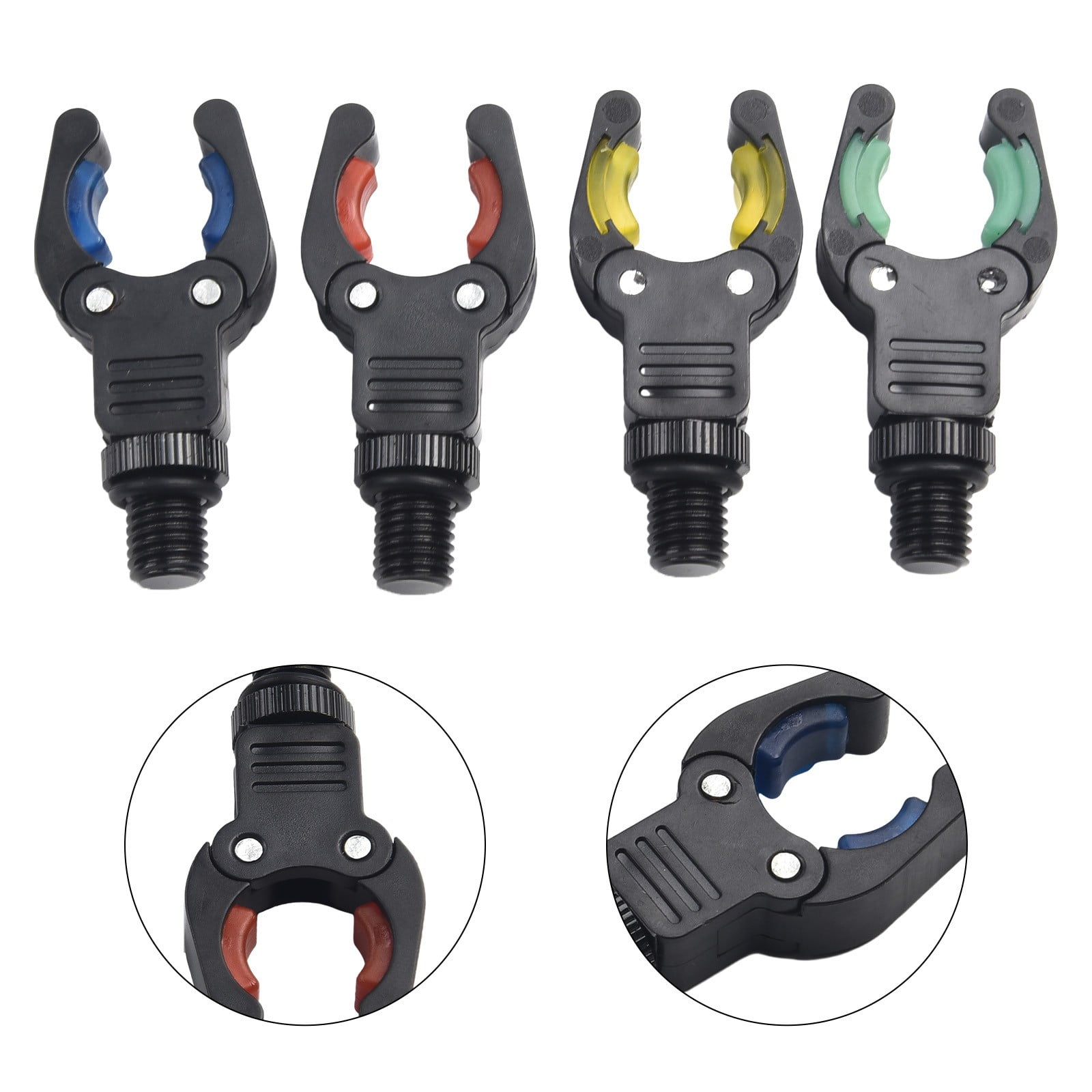 4PC Carp Fishing Rod Holder Rest Head Tackle Gripper Rest Gripper Rod ...