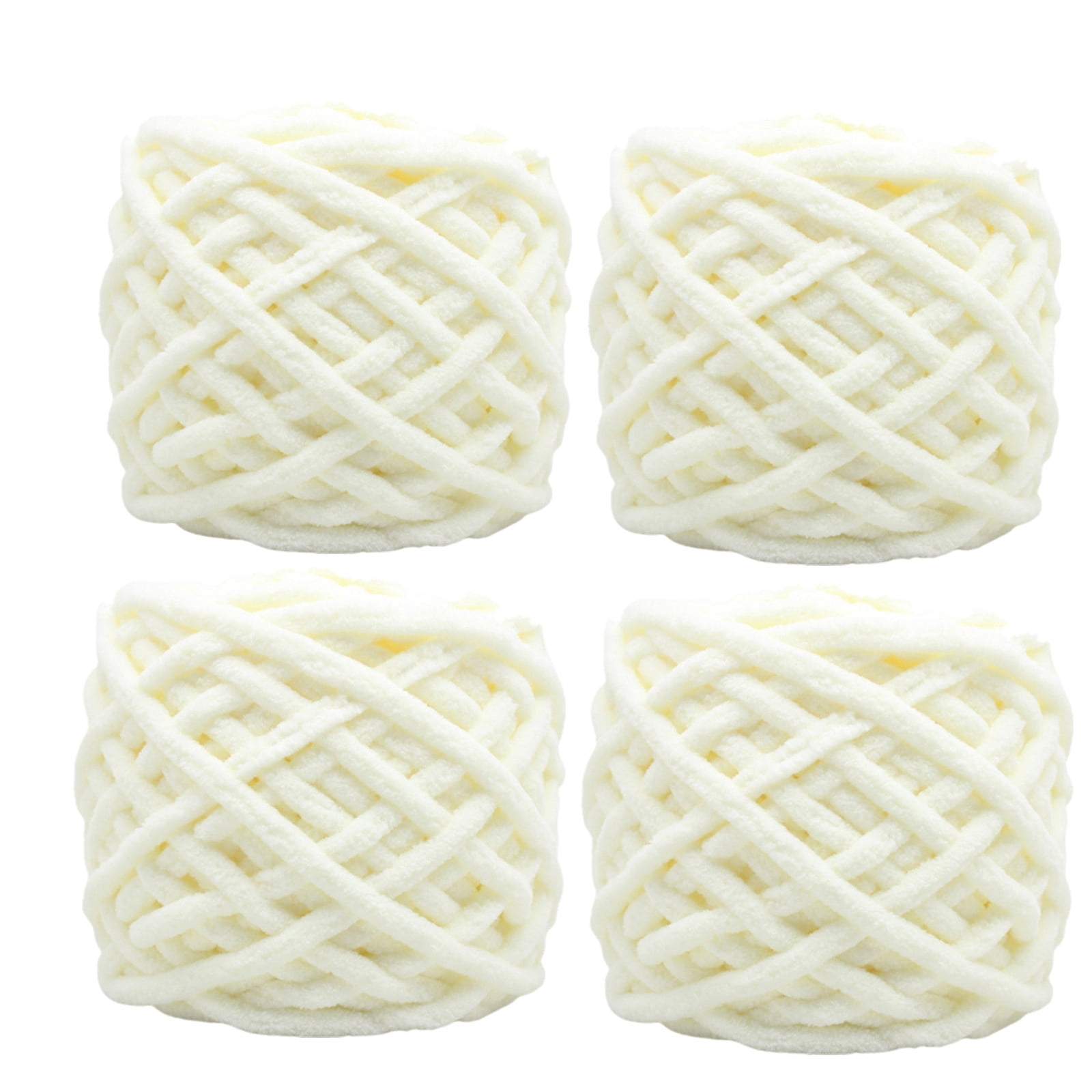 4PC Chunky Yarn for Crochet Super Bulky Chunky Yarn for Hand Knitting ...