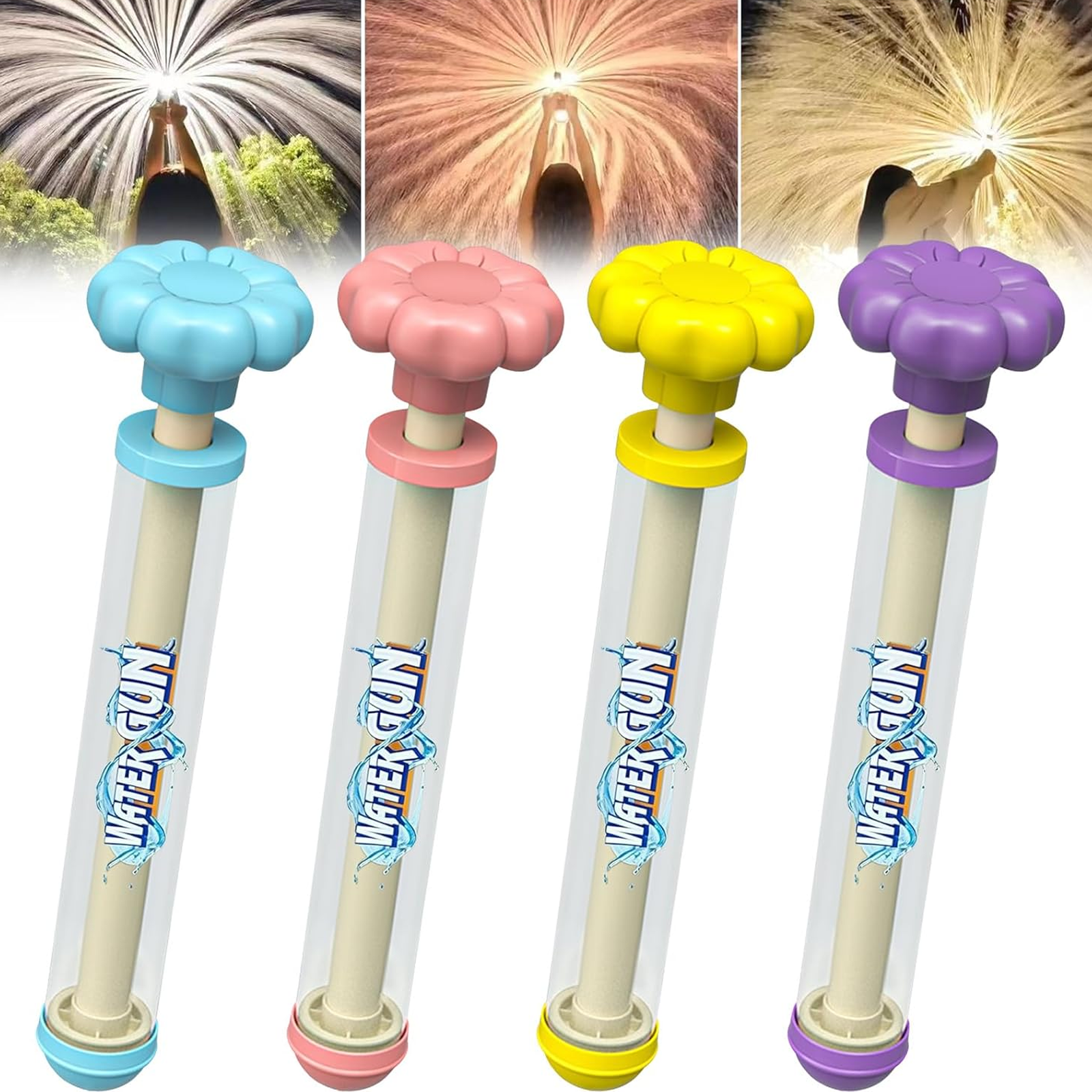 4PC Colourful Firework Water Spray Gun, Fireworks Water Gun, Firework ...