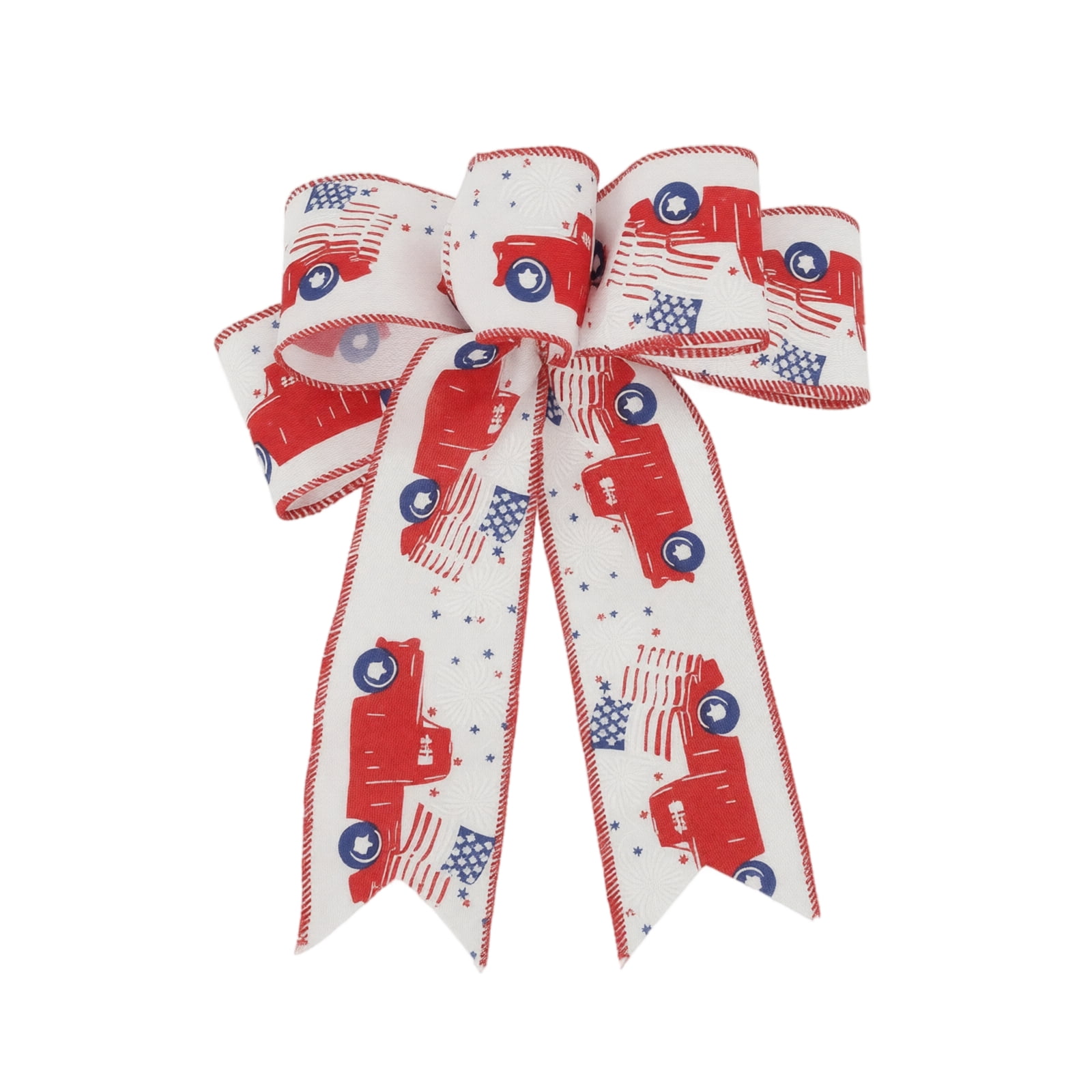 4PC E Minibee Patriotic Hanging Bow Decoration 4th of July Independence ...