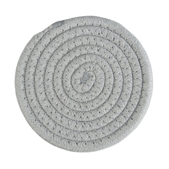 4PC F Minibee Round Woven Coasters 4.33 Inch Heat Resistant for Kitchen ...