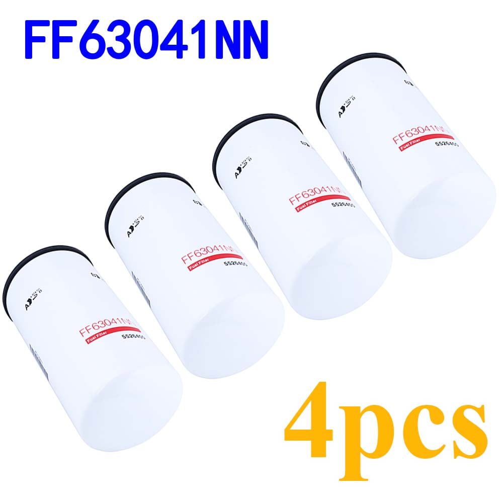 4PC FF63041NN Fuel Filter Fit For Cummins FF63041-NN 5526400 - Walmart.com