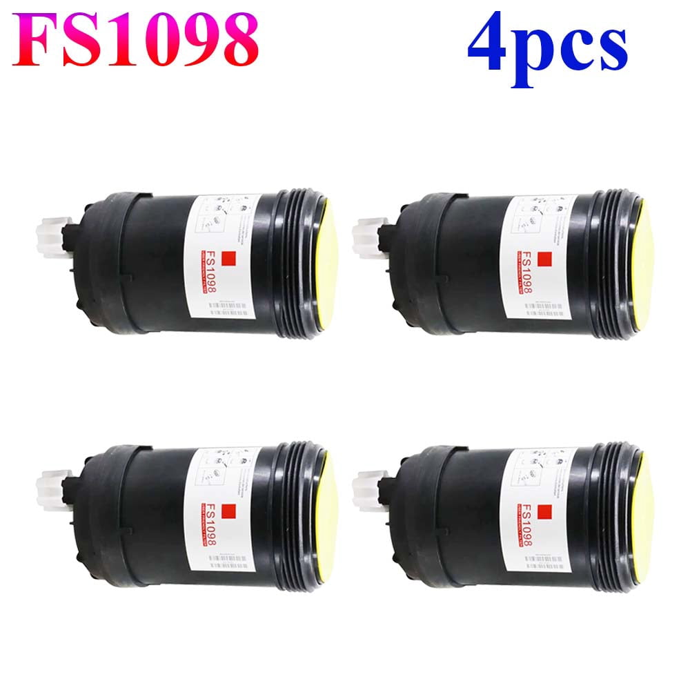 4PC FS1098 Fuel water Separator Filter Fits For Cummins 5319680 ...
