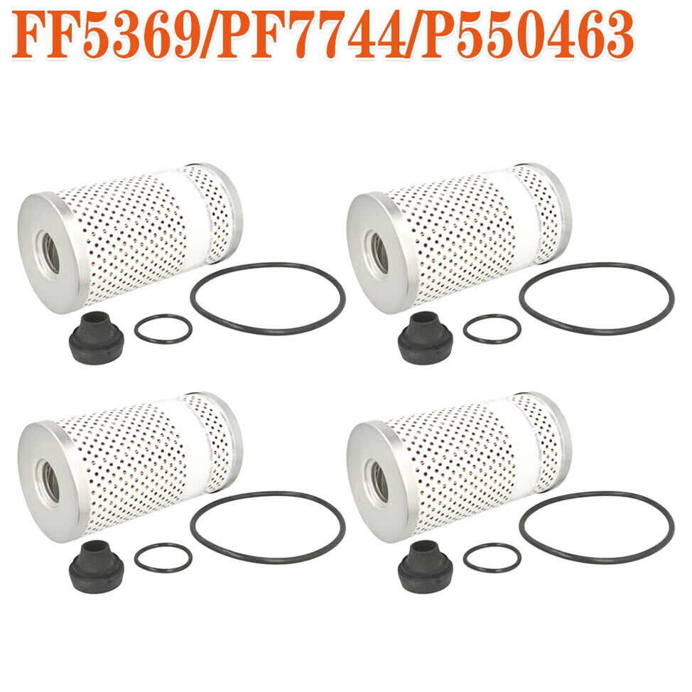 4PC Fits DETROIT DIESEL 23521528 FUEL FILTER L3578FN, FF5369W, P550757 ...