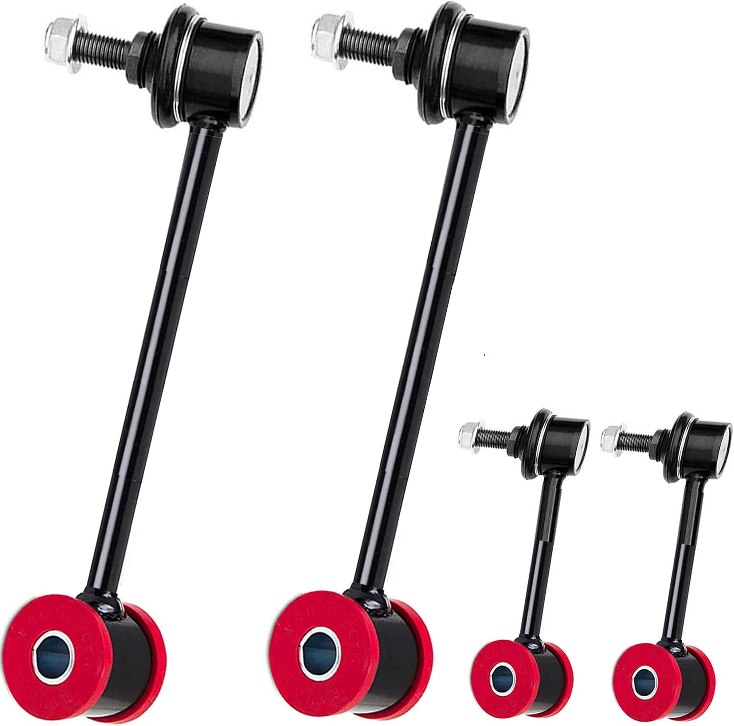 4PC Front Rear Sway Bar Links FITS Jeep Wrangler 2007-2018 - Walmart.com