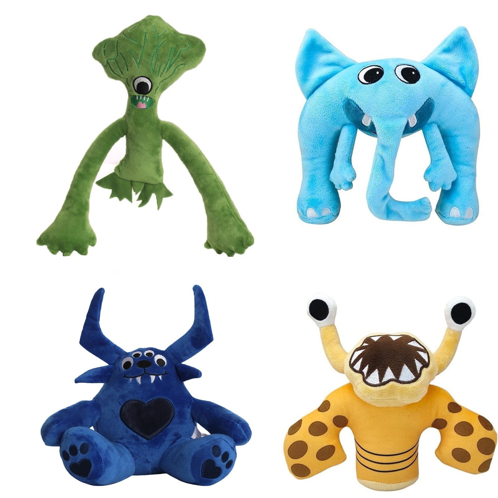 4PC Garten of Ban Ban Plush - Flumbo Plushies, Garten of Ban Ban ...