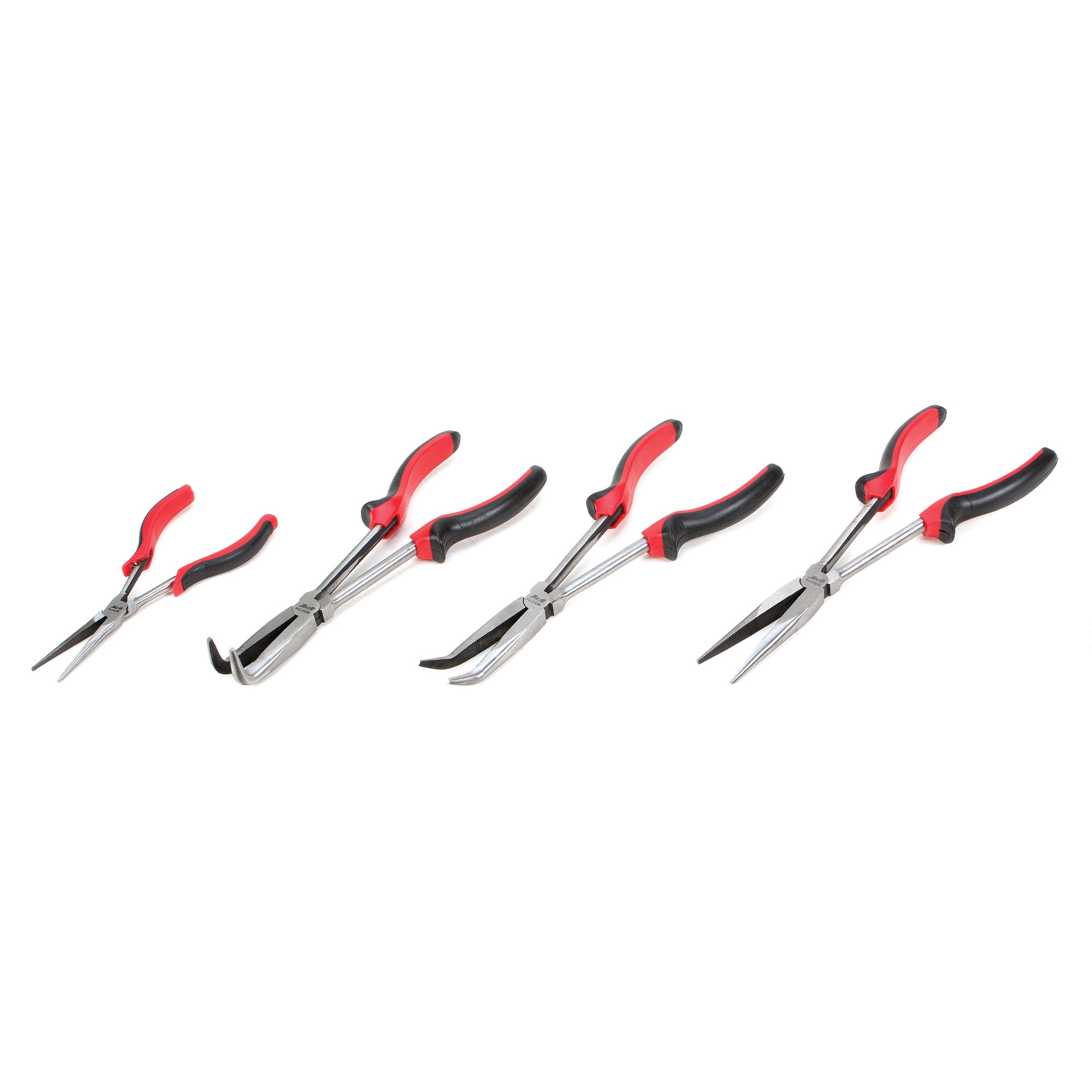 Performance Tool W30714 Dual Cushion Long Handle Plier Set, 4-Piece ...