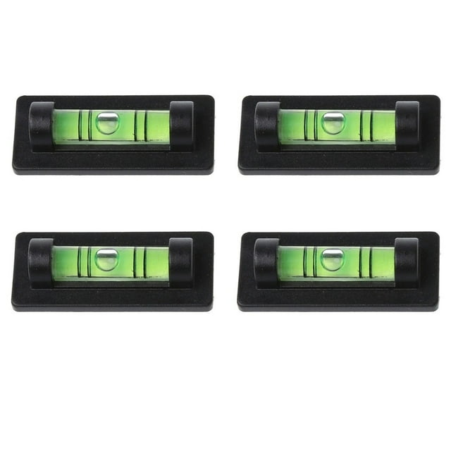 4PC Magnetic Bubble Spirit Level Protractor Small Portable Leveling ...