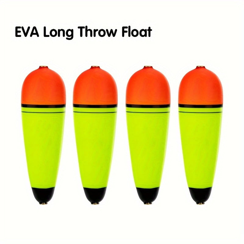 4PC Marker Buoys Jig Fishing Sliding Float Large Buoyancy Sea Shrimp ...